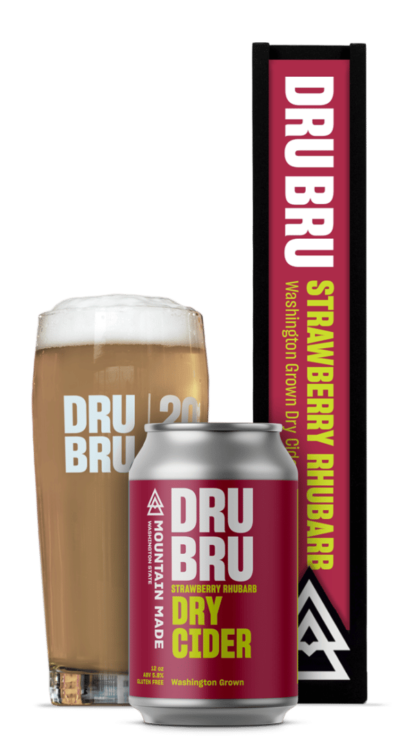 Strawberry Rhubarb Cider - Dru Bru